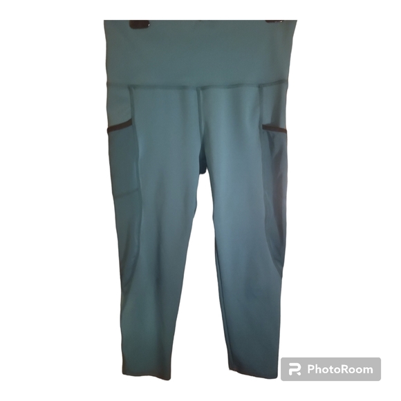 Bsp | Pants & Jumpsuits | Bsp Green And Black Yoga Pants Size Xl | Poshmark